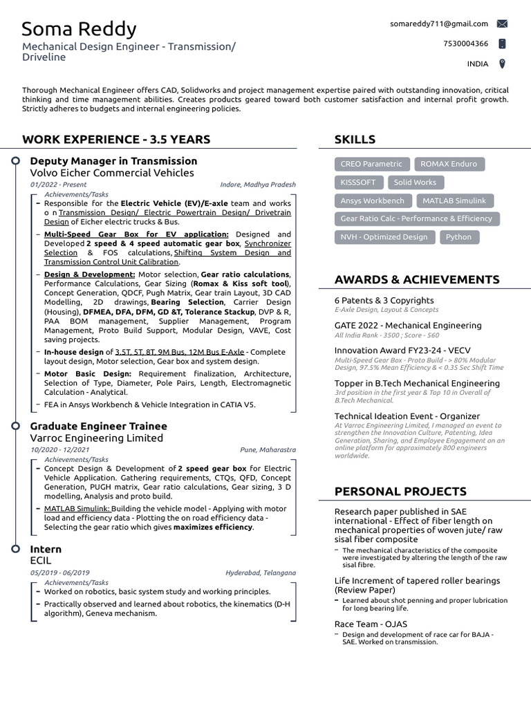 Soma's Resume | PDF