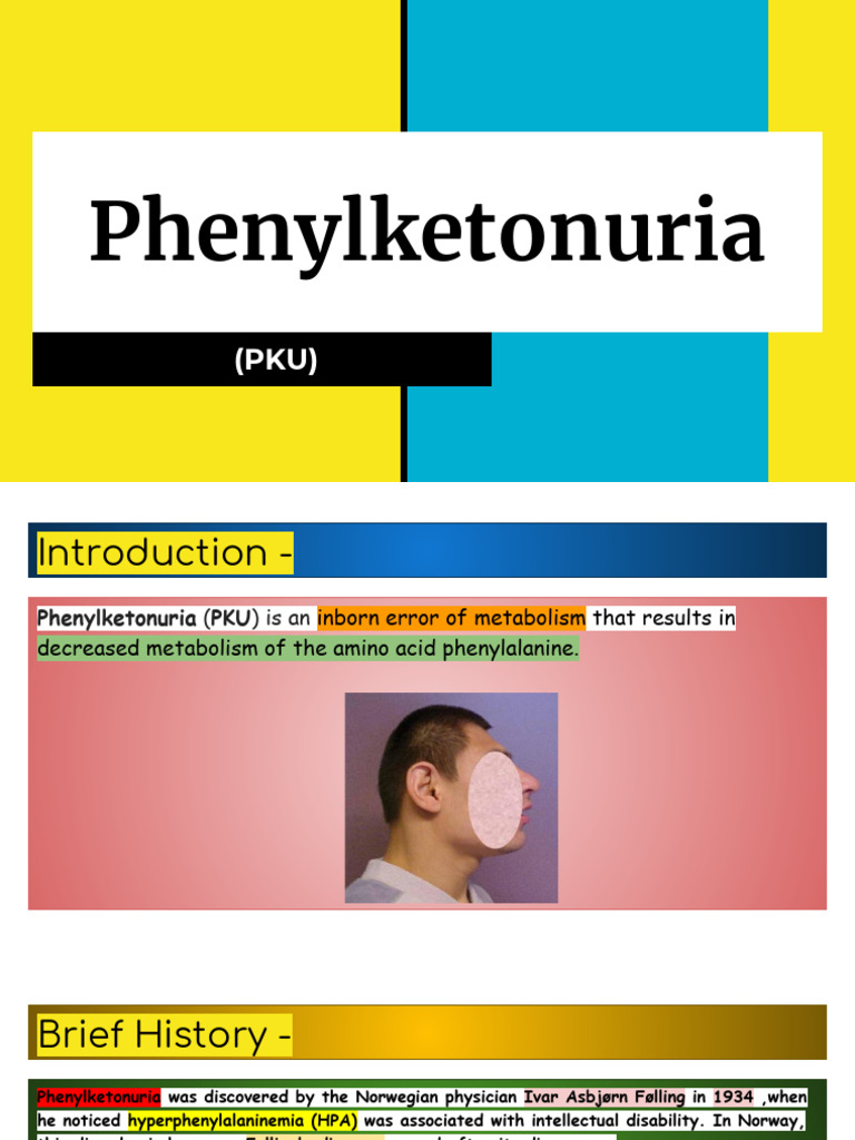 Phenylketonuria (PKU) | PDF