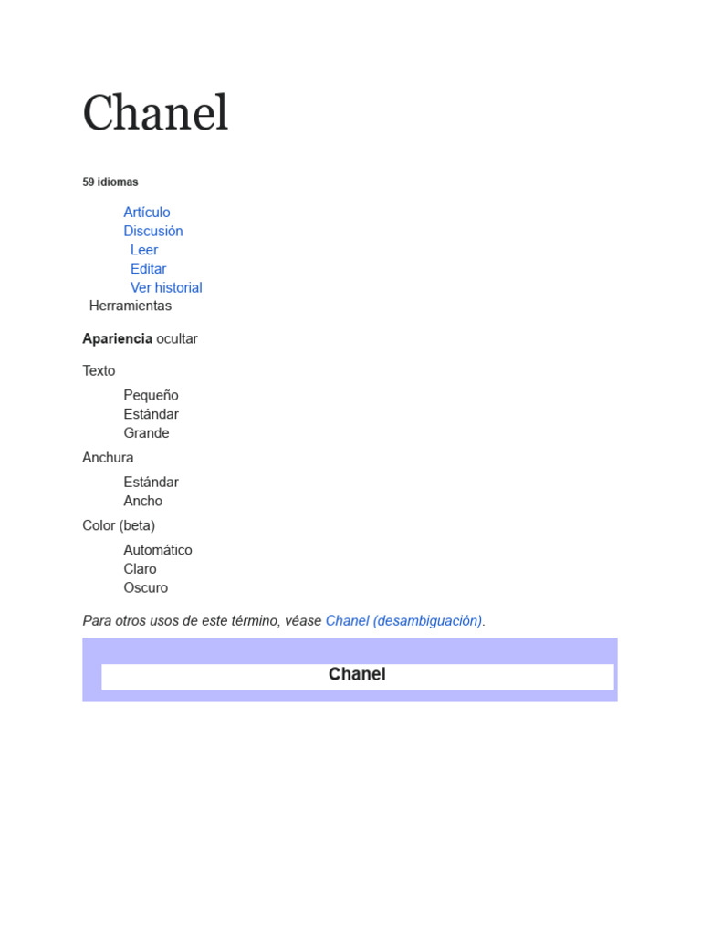 Chanel | PDF