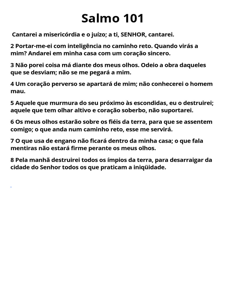 Salmo 101 | PDF