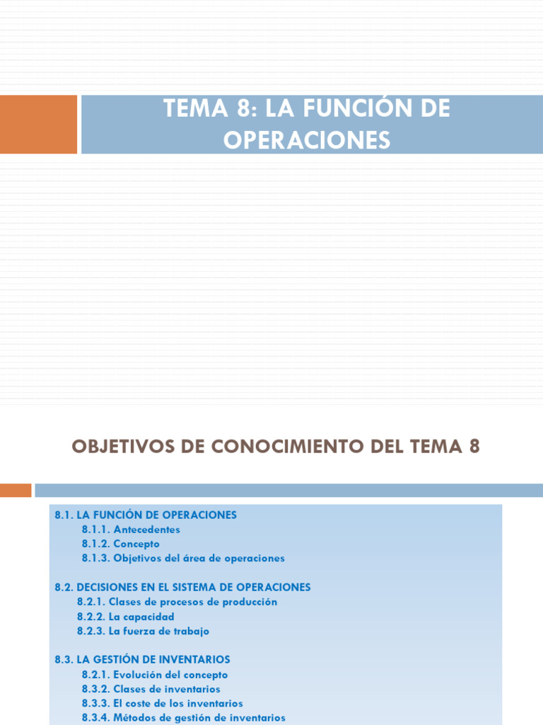 TEMA 8 - FUNCION OPERACIONES Versioìn Simple Simple | PDF