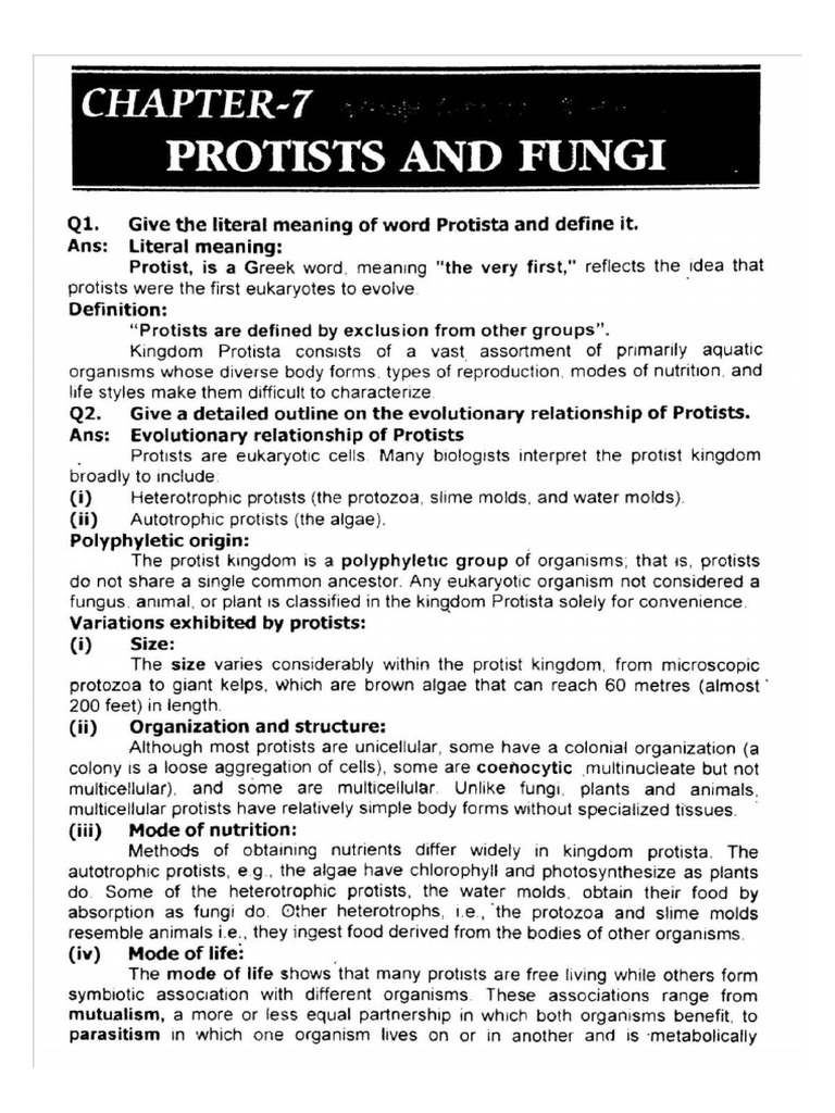 1st Year Chapter 7 Biology Book Fed Board | PDF