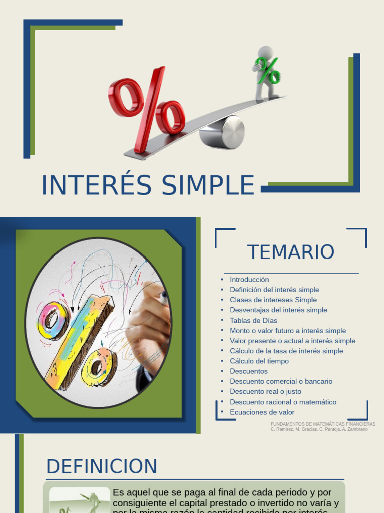 2. Interés Simple | PDF