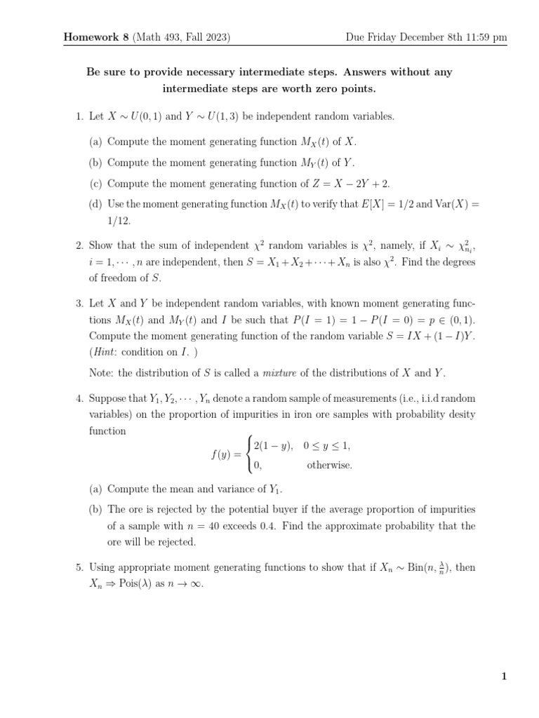 493 HW8 | PDF