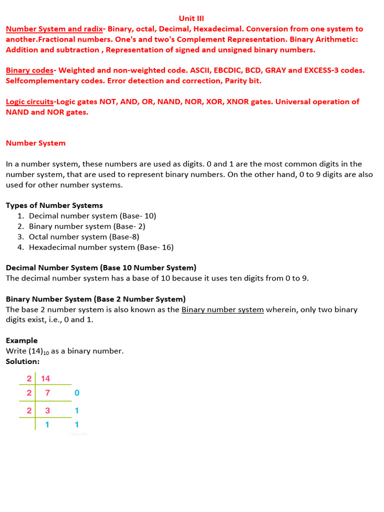 Fundamental Unit 3 | PDF