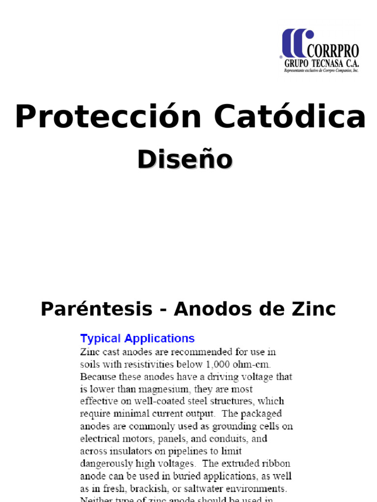 7-. Diseño de Proteccion Catodica | PDF