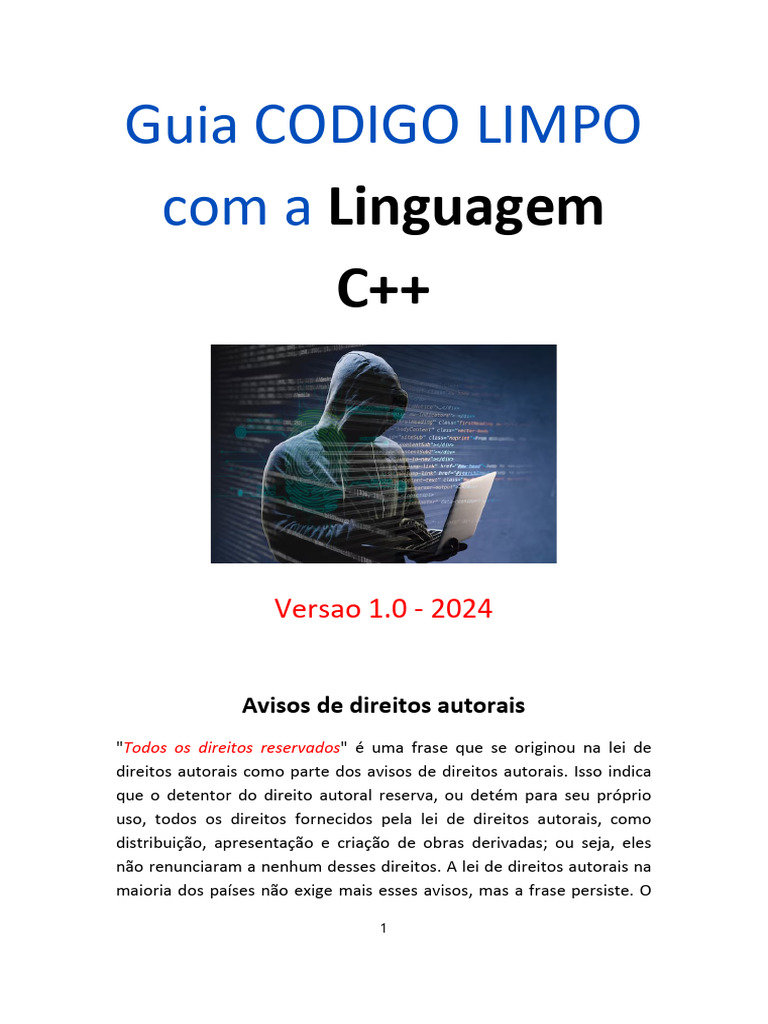 Guia CODIGO LIMPO com a Linguagem C++ | PDF