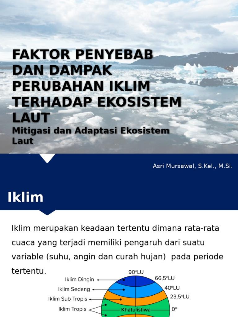 Faktor Penyebab Dan Dampak Perubahan Iklim | PDF