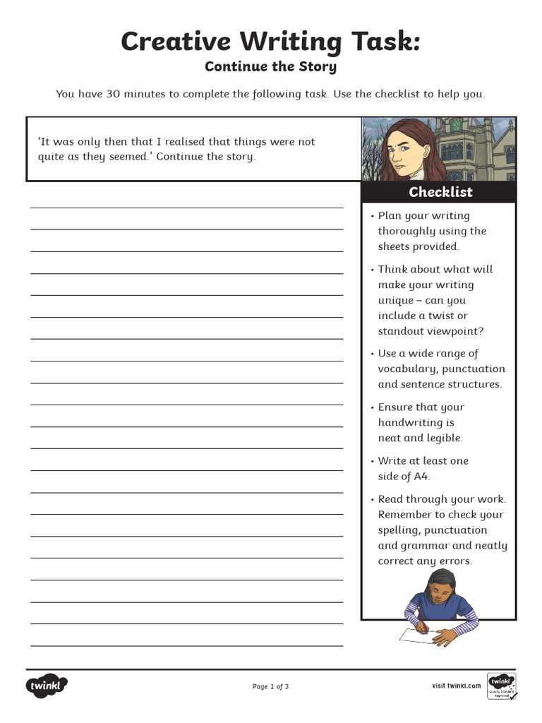 Task 5 Continue The Story | PDF
