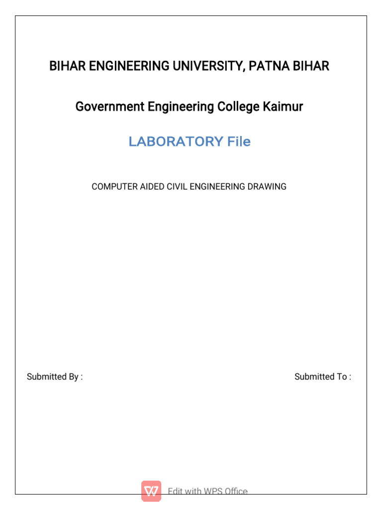 Auto Cad Lab Manual | PDF