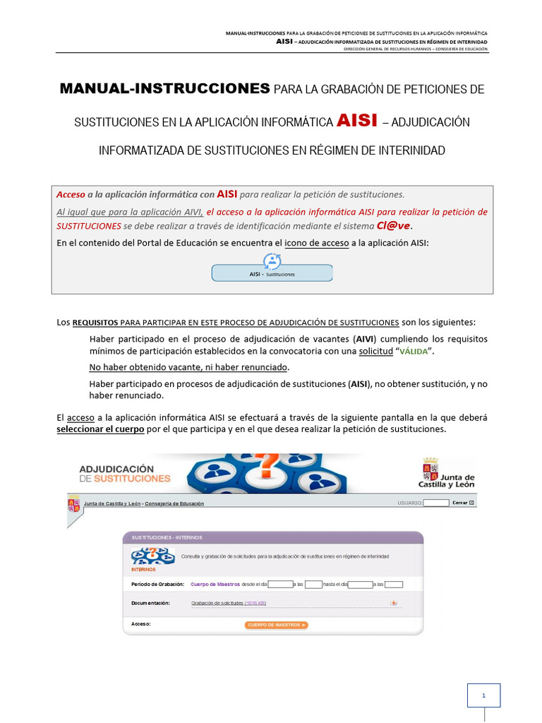 Manual Instrucciones AISI 2024 AccesoCl@ve | PDF | Ventana (informática ...