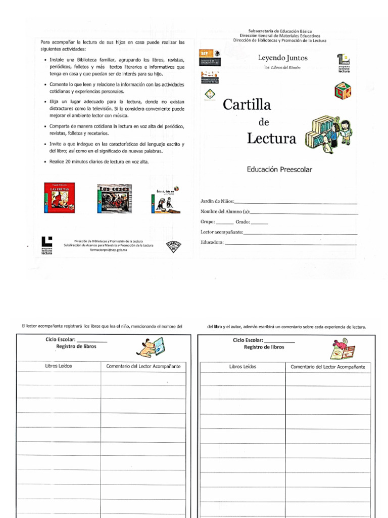 Cartilla de Lectura 21-22 | PDF