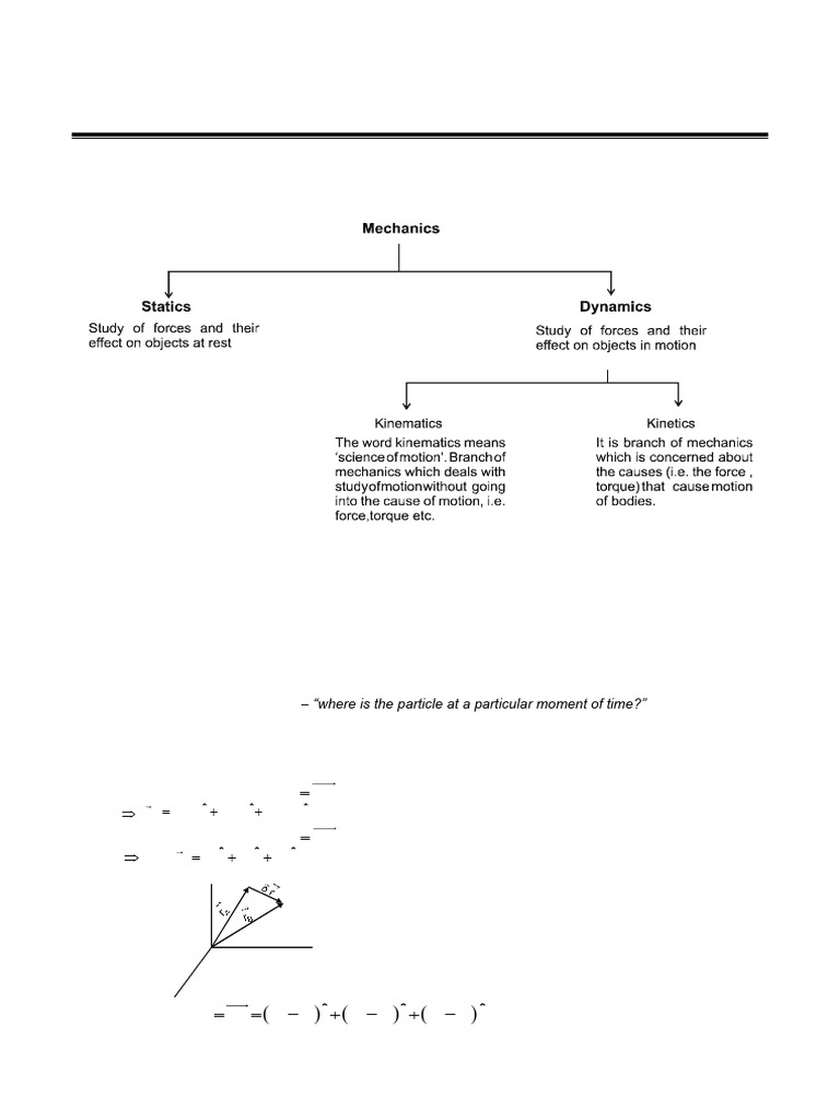 Rectilinear Motion Module | PDF