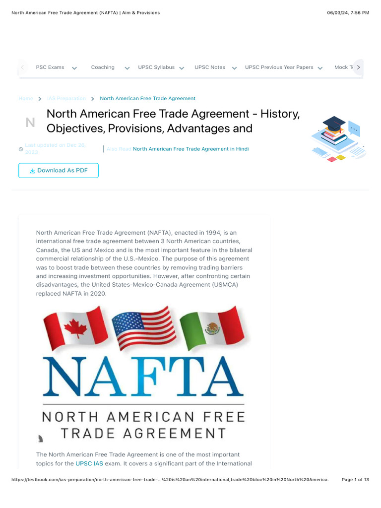NAFTA | PDF