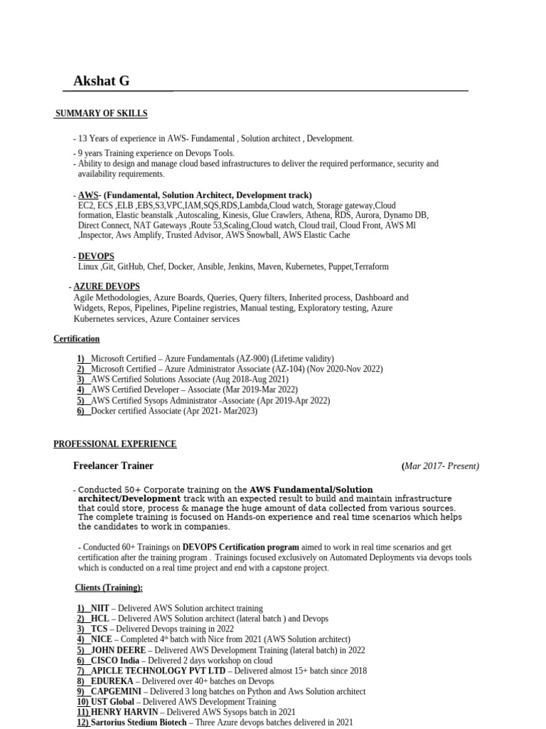 Akshat Profile | PDF