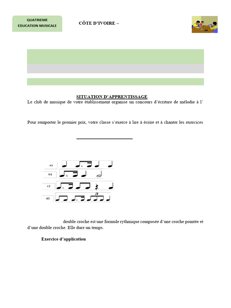 4e-EM - L12 - LA CROCHE POINTEE - DOUBLE CROCHE | PDF