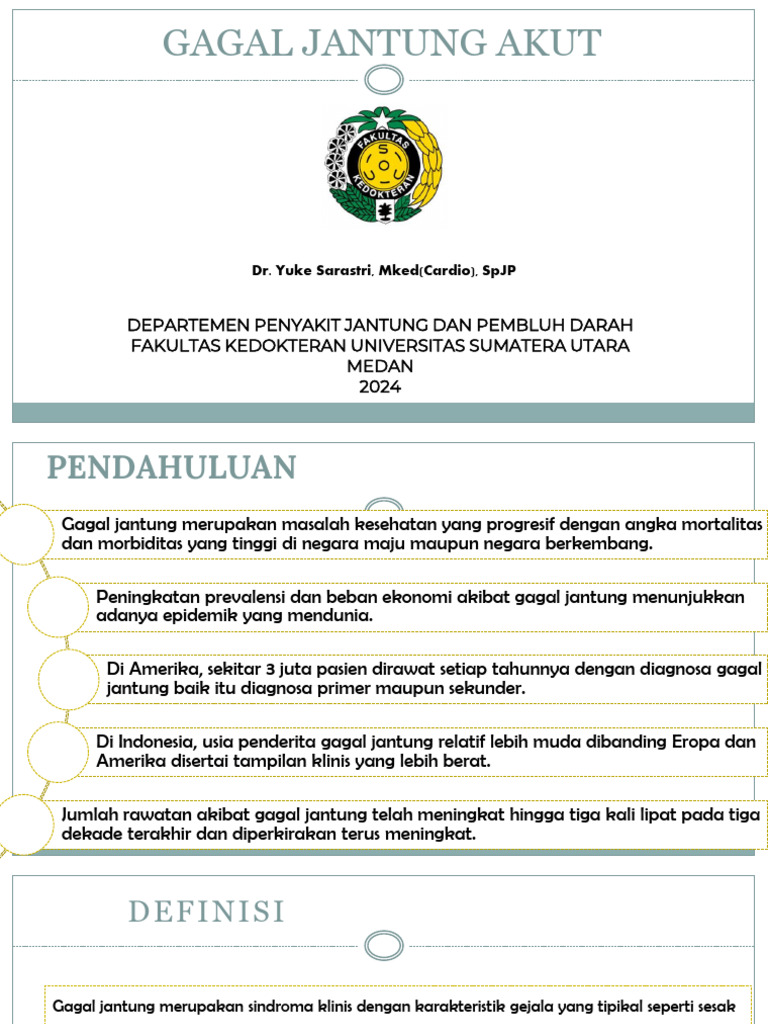 CVS1-K25 Gagal Jantung Akut 2024 | PDF