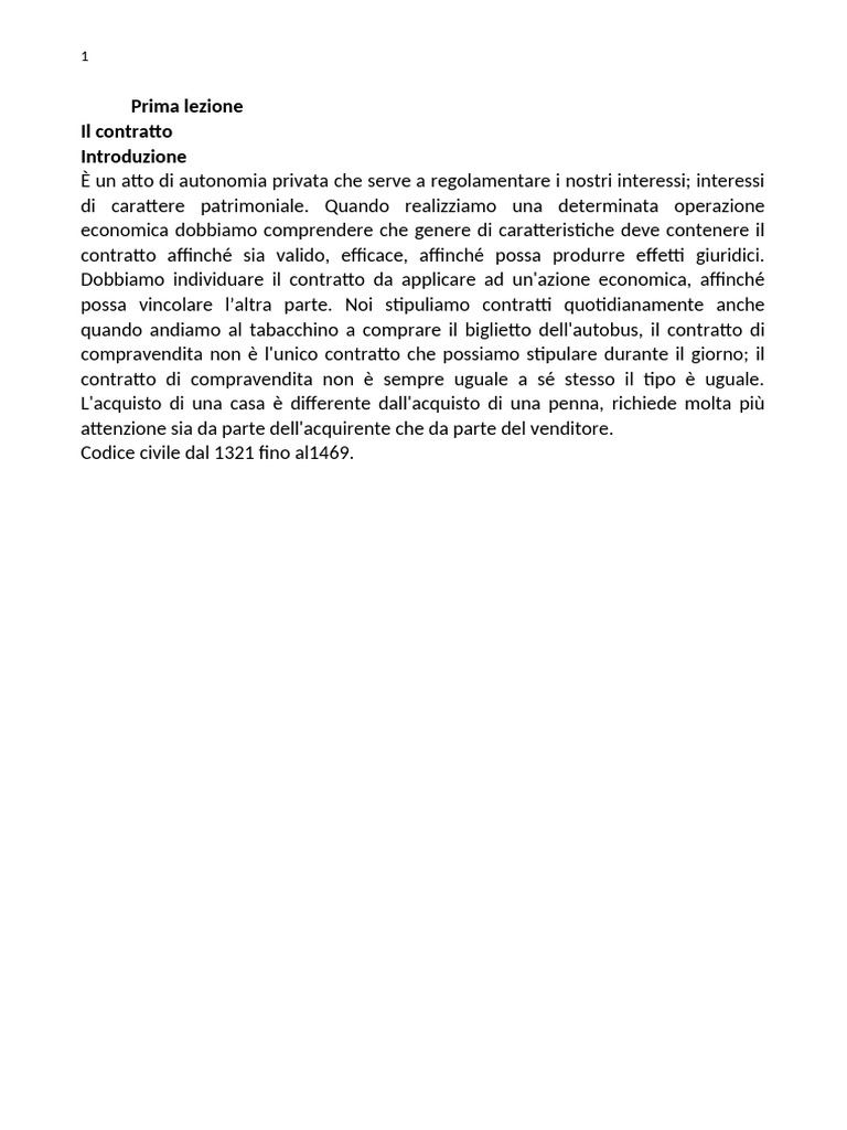 Sbobinature Lezione 1-22 | PDF