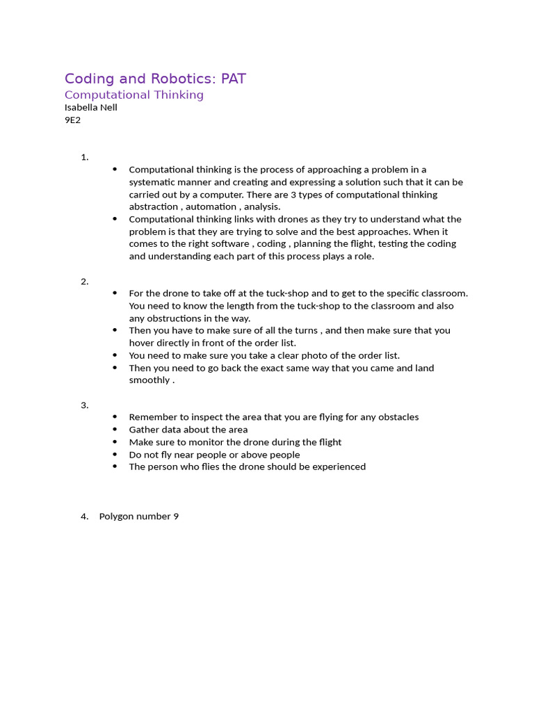 Coding and Robotics Practical | PDF | Computers