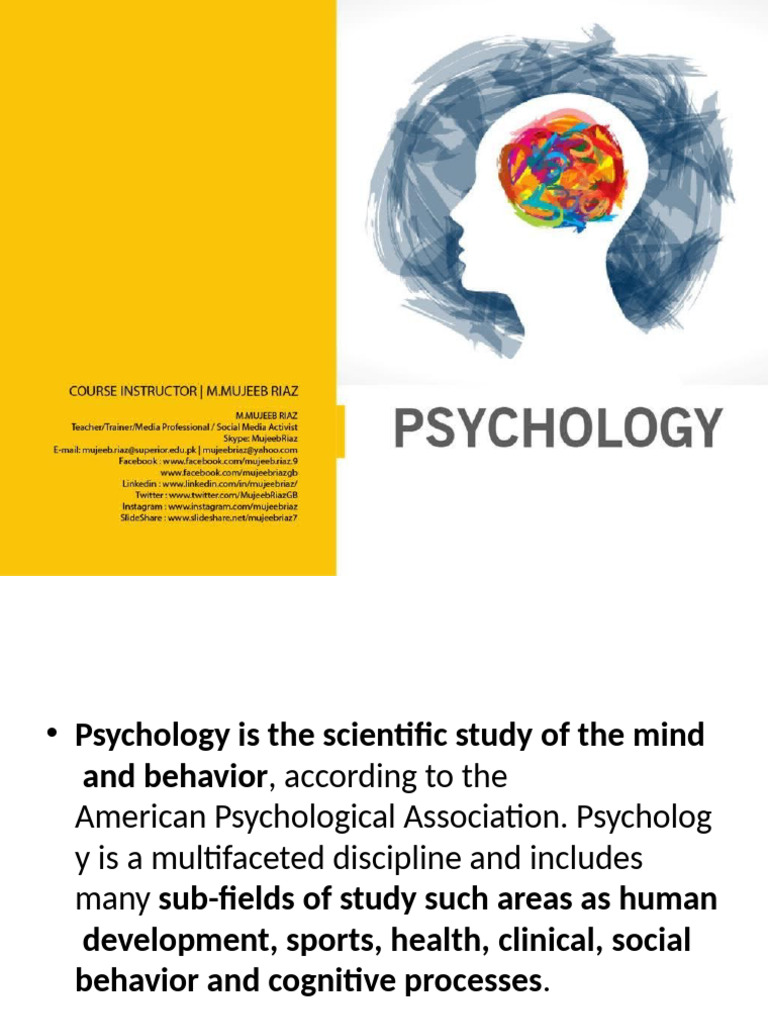 Psychology - An Introduction | PDF