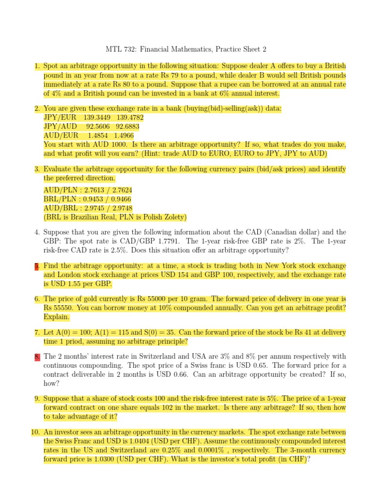 Practice Sheet 2 | PDF