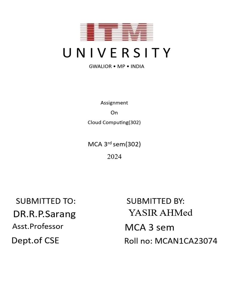 Cloud_Computing_assignment yasir | PDF