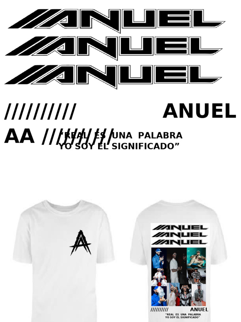 Collage para Camisa Anuel AA | PDF