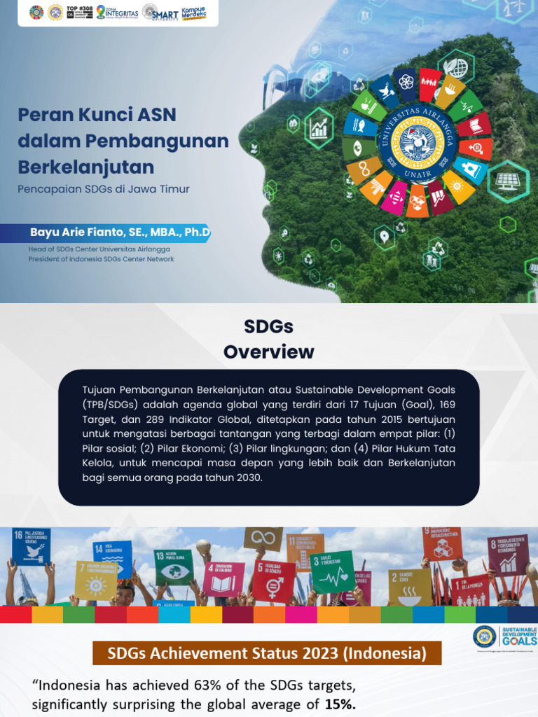 Peran Kunci ASN Dalam Pembangunan Berkelanjutan - Bayu Arie | PDF