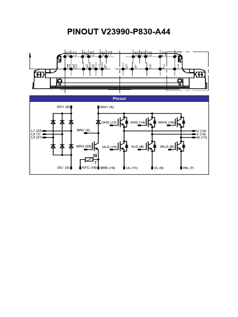 Pinout V23990-P830-A44 | PDF