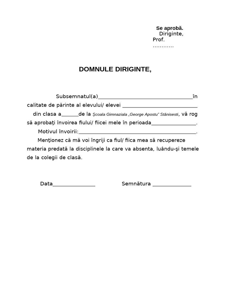 Toaz - Info Model Cerere Invoire Elevidoc PR | PDF