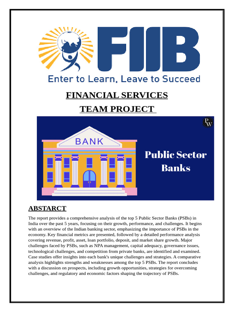 Financial Services | PDF