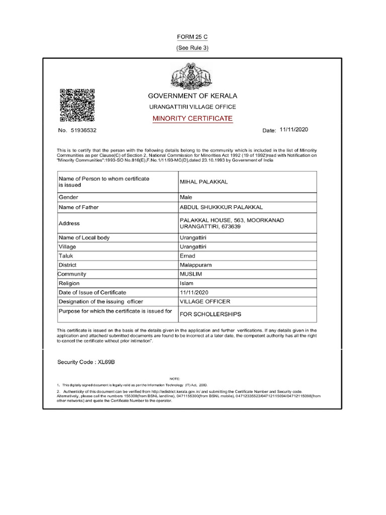 Minority Certificate - Do.pdf-New Pages 1-1 - Flip PDF Download - FlipHTML5 | PDF