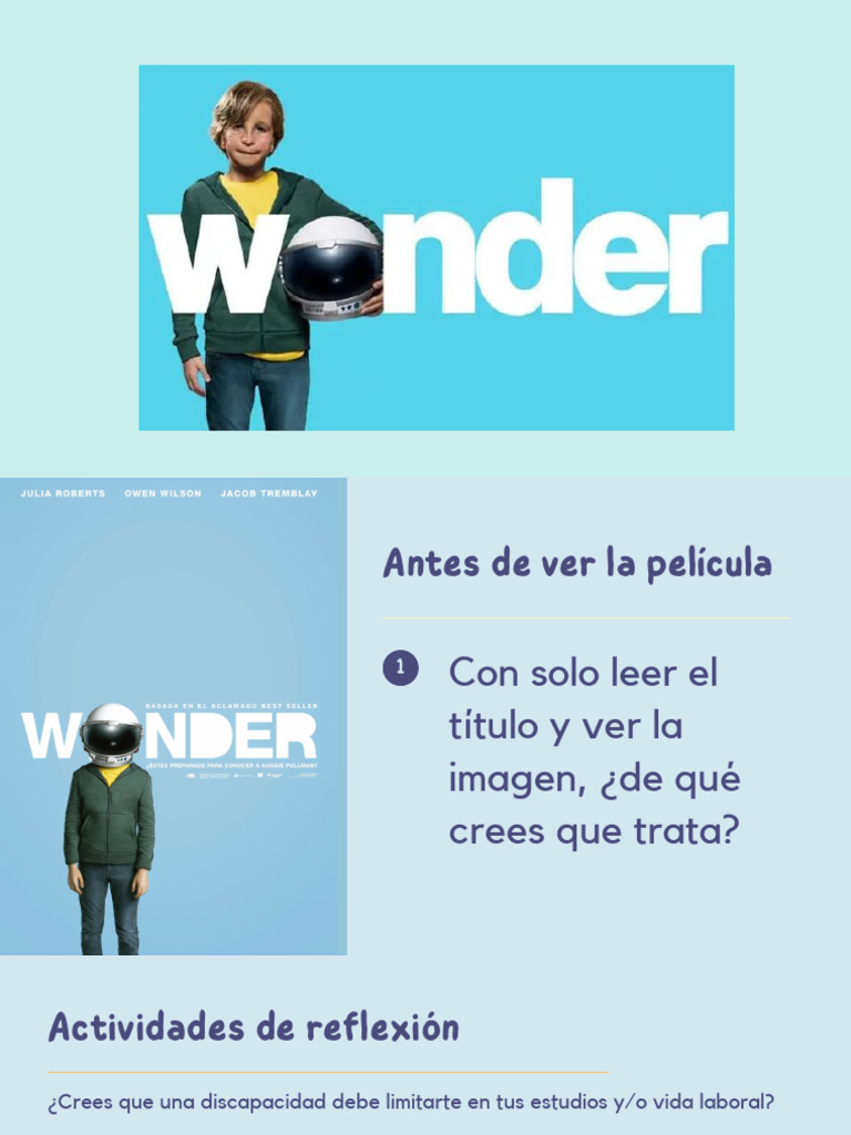 Wonder | PDF