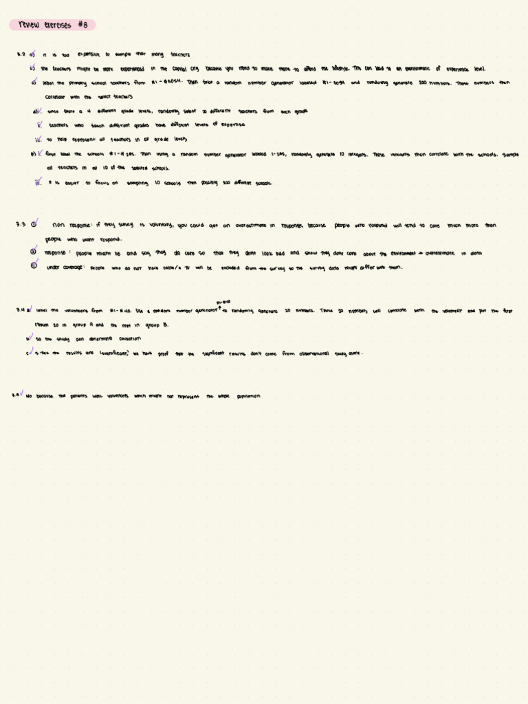 Mejia - Stats Review Exercises #8 | PDF