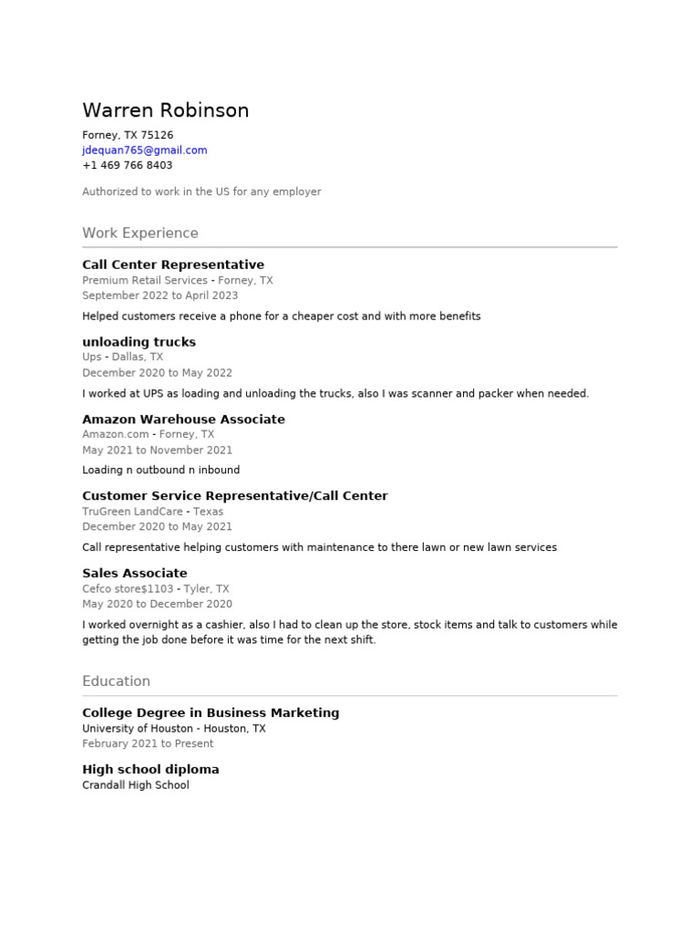 Warren Robinson | PDF