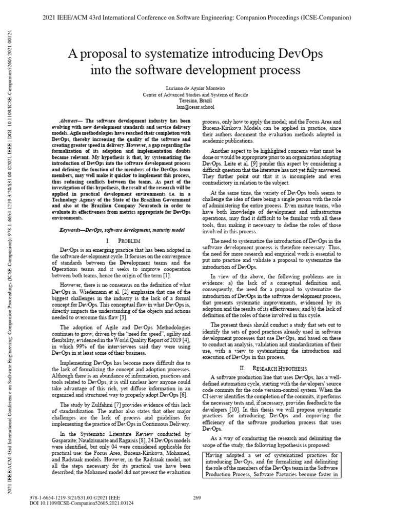 4 - A - Proposal - To - Systematize - Introducing - DevOps - Into - The ...