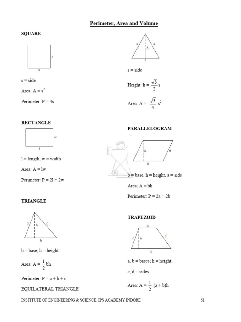 Mensuration 12 | PDF