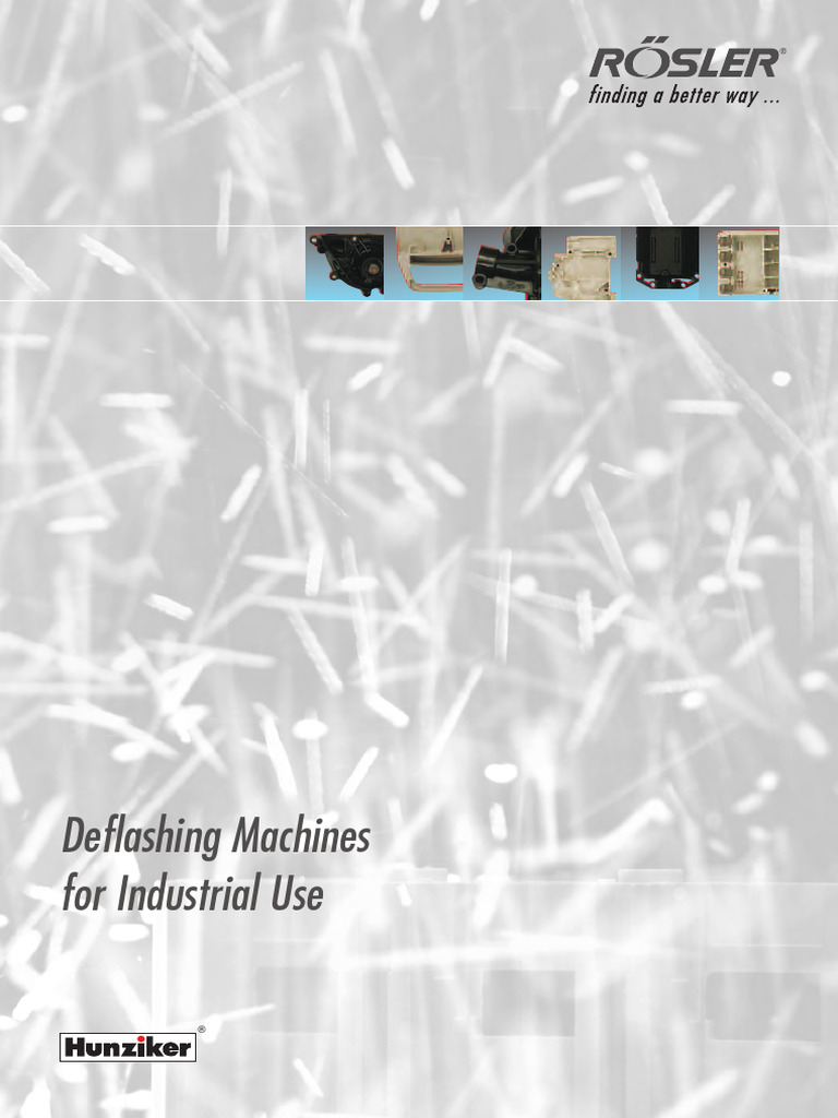 FVB 9.0805 Rosler Deflashing Machines For Industrial Use | PDF