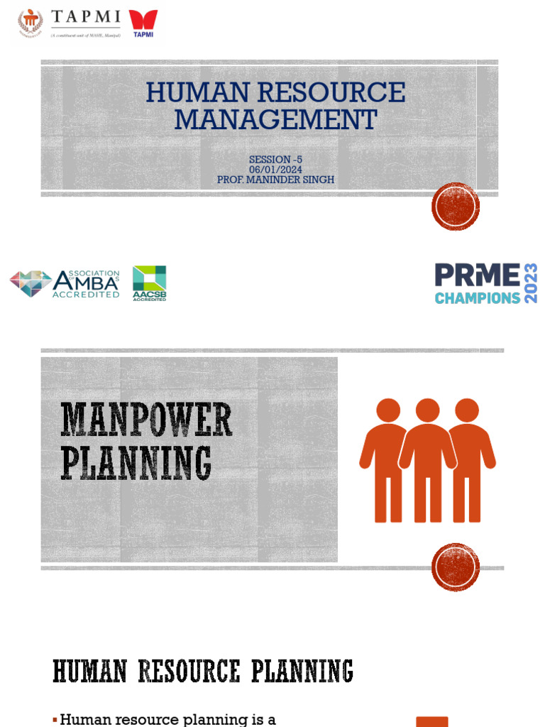 Manpower Planning | PDF
