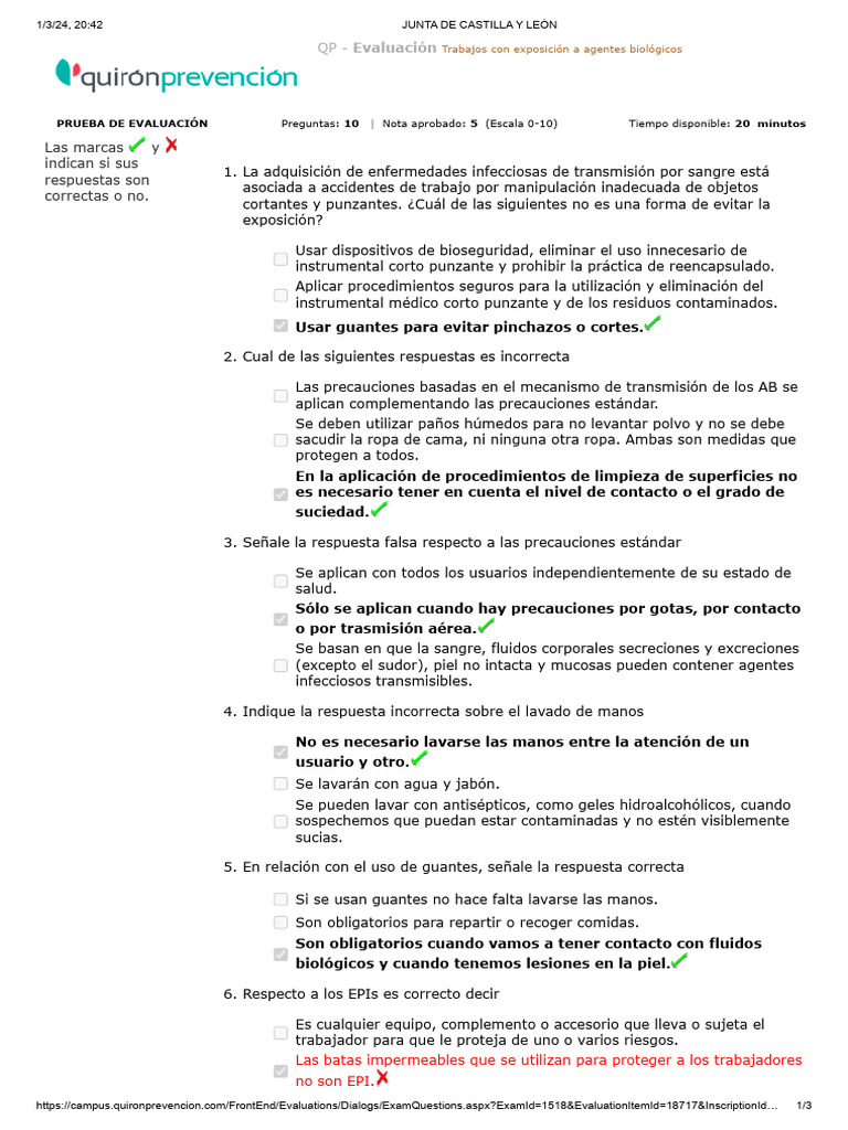 Examen Corregido | PDF