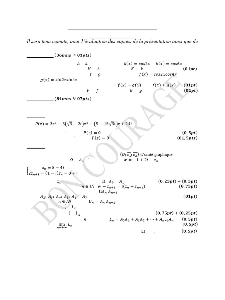 Composition Ts2 Sp Fevrier 2022 | PDF