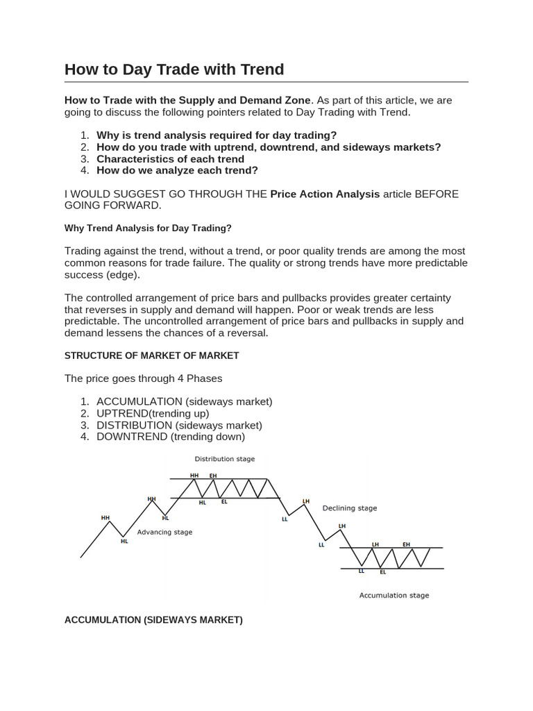 Day Trading Strategies for Trends | PDF | Market Trend | Business