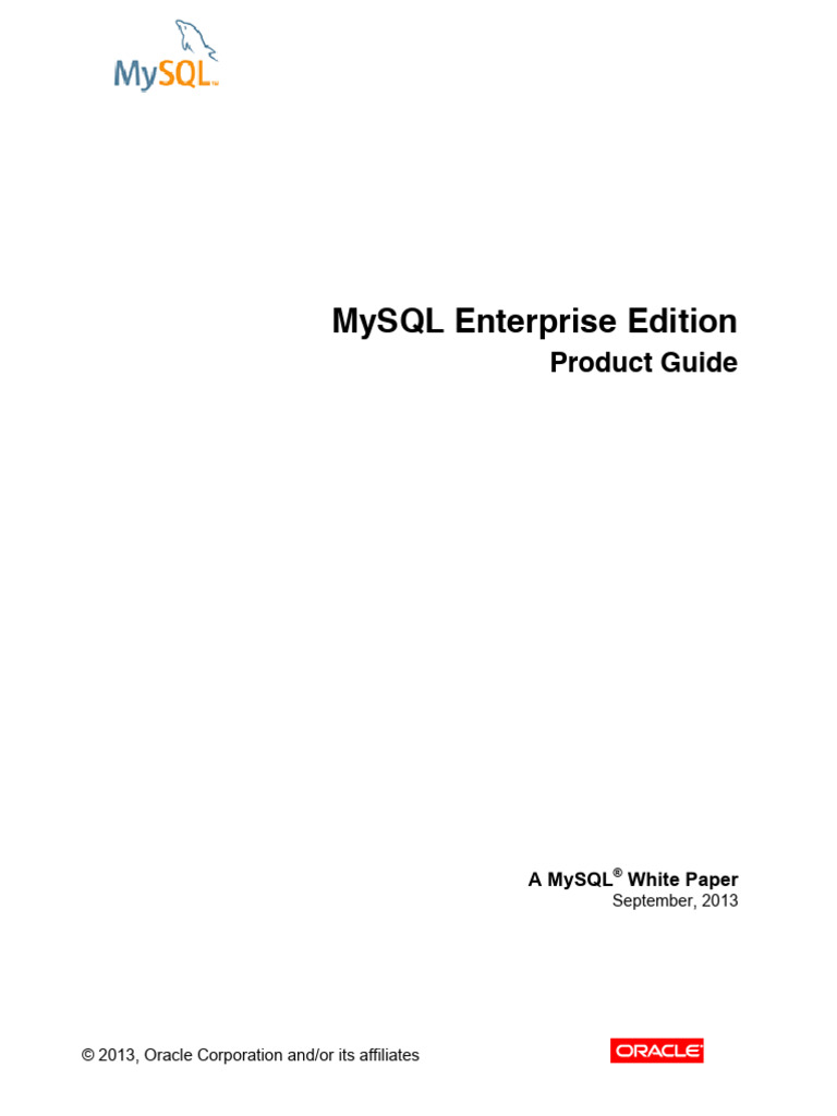 Mysql WP Enterprise Guide | PDF | My Sql | Databases