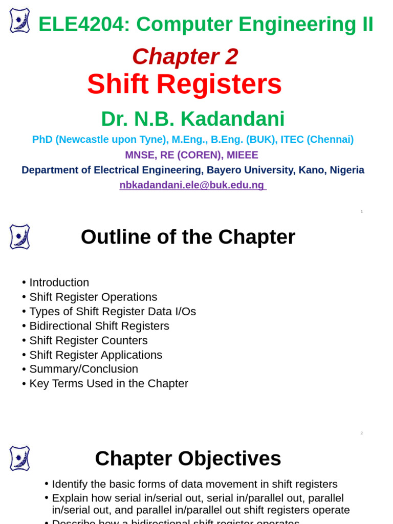 Chapter 2 of ELE4204 Computer Engineering 2 | PDF | Logic Gate | Bit