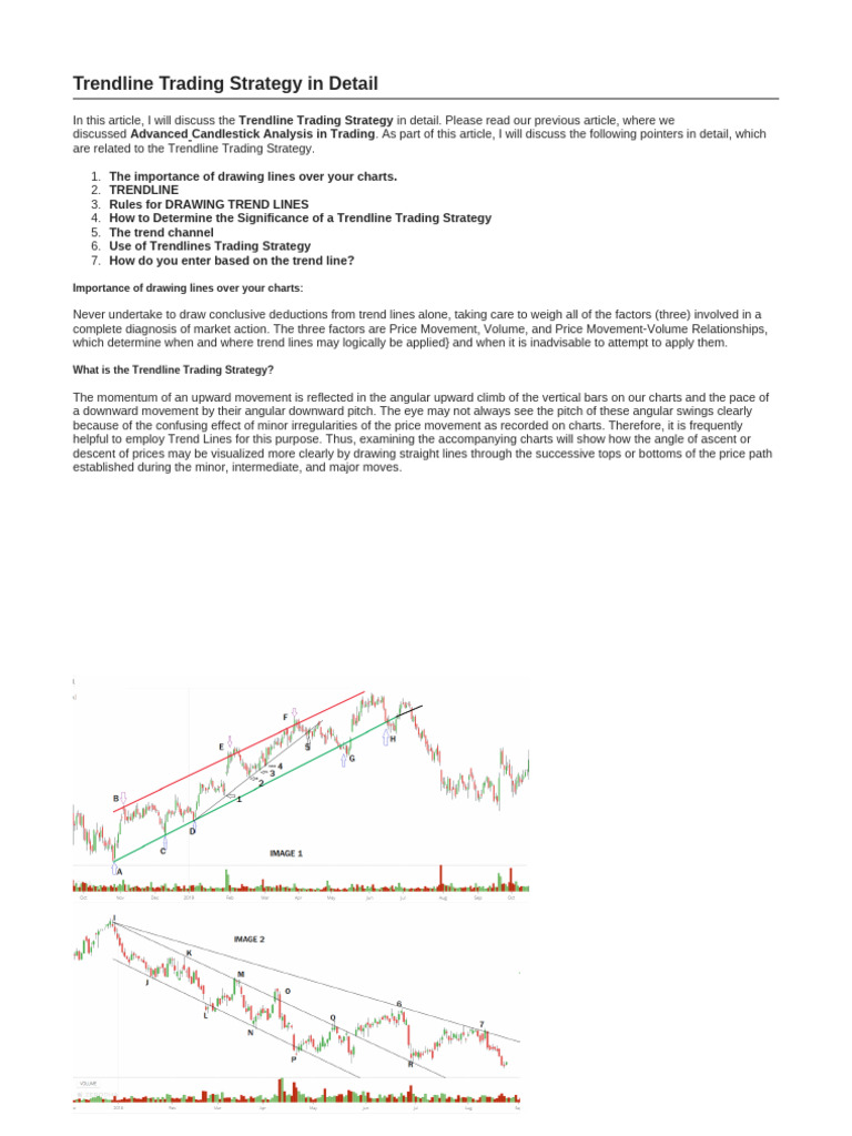 14. Trendline Trading Strategy | PDF