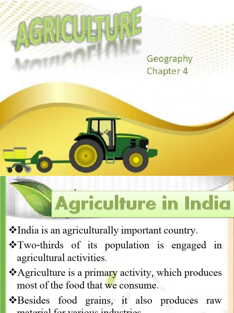 ch-4 Agriculture Notes | PDF