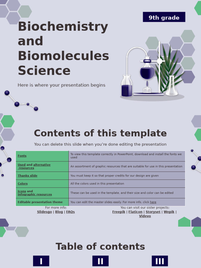 Biochemistry and Biomolecules - Science - 9th Grade Blue variant by ...