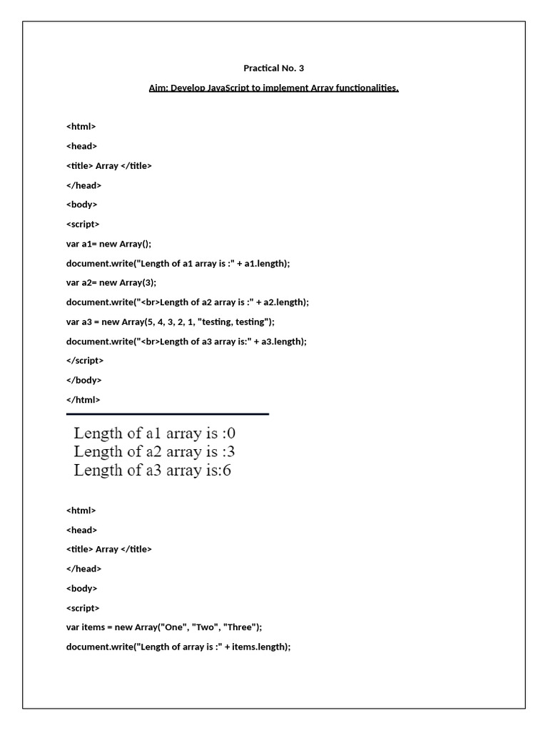 Practical No 3 Pdf 