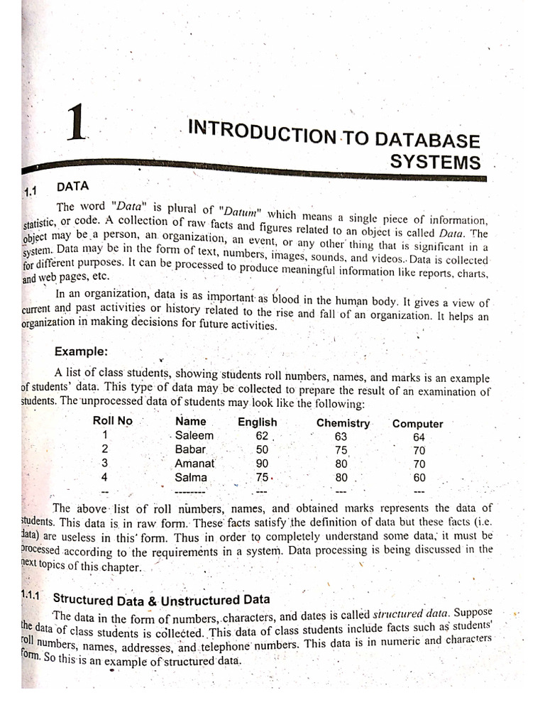 1.Introduction to Database Systems | PDF