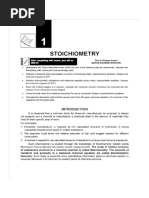 Class 11 Chemistry Chapter 1 Stoichiometry | PDF | Stoichiometry | Mole ...